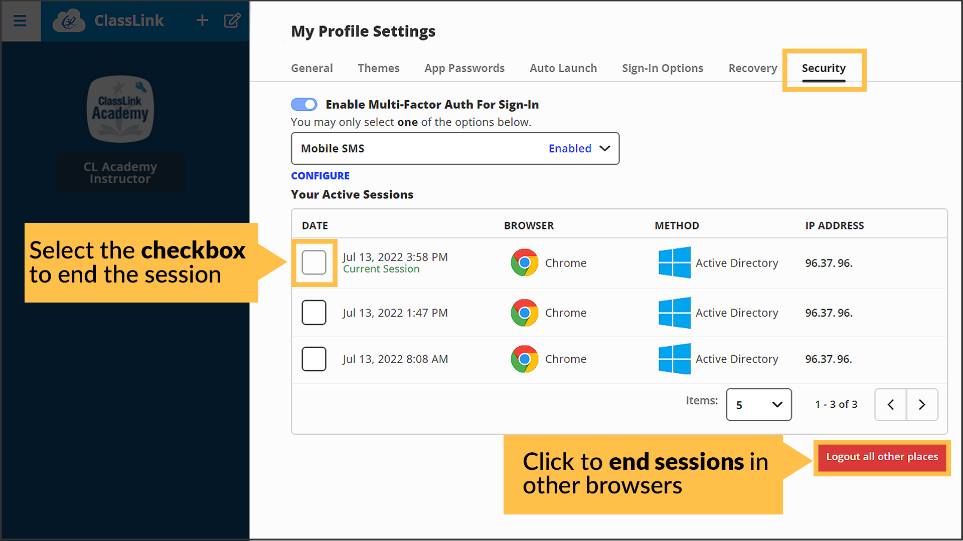 Active Session Viewer