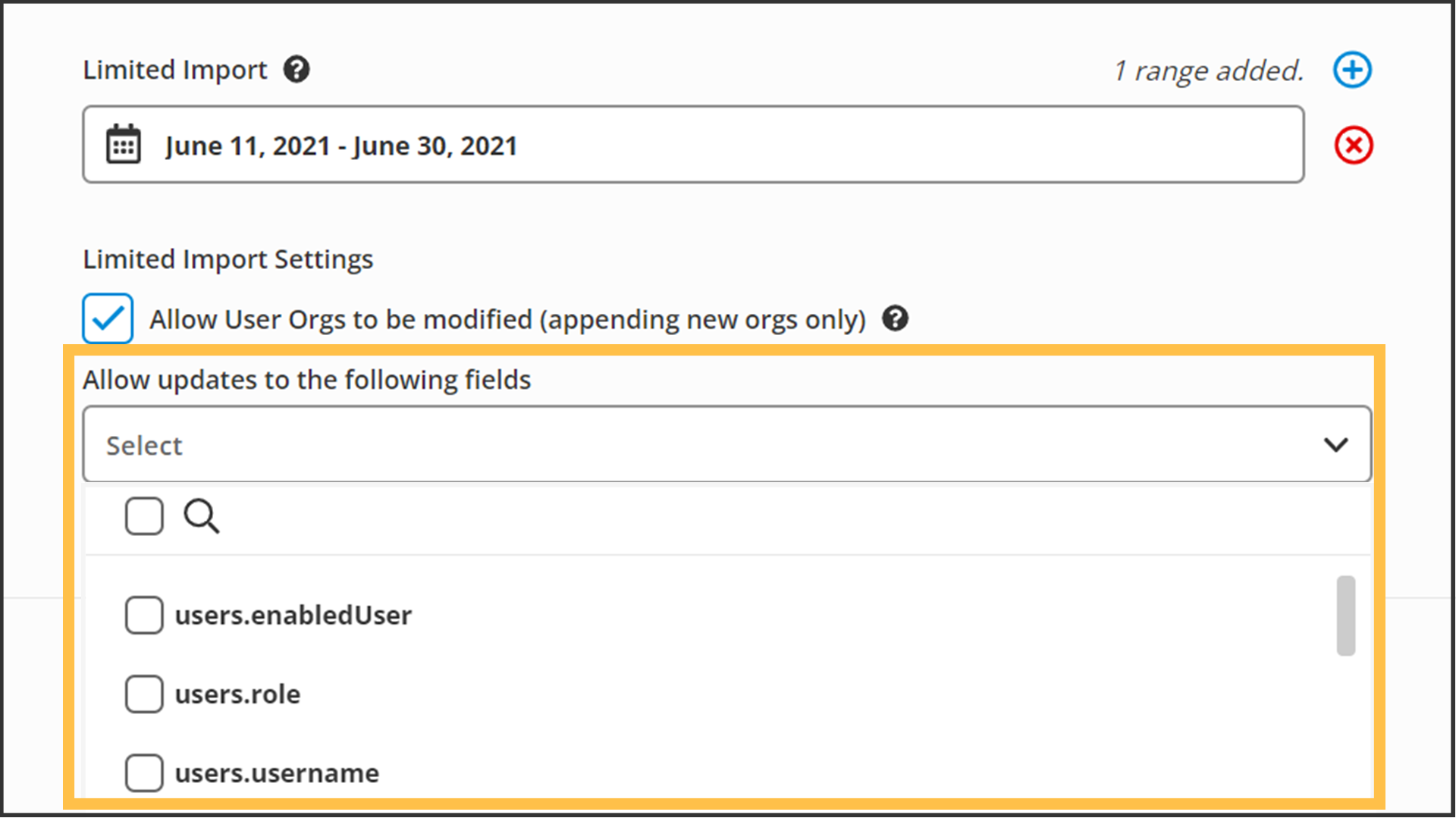 Roster Server Settings