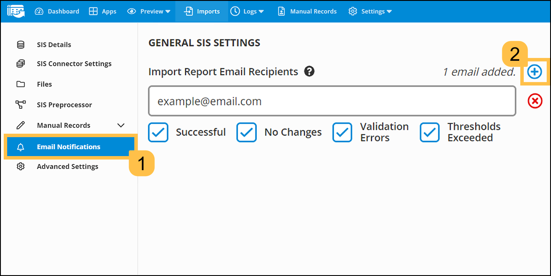 Roster Server Settings