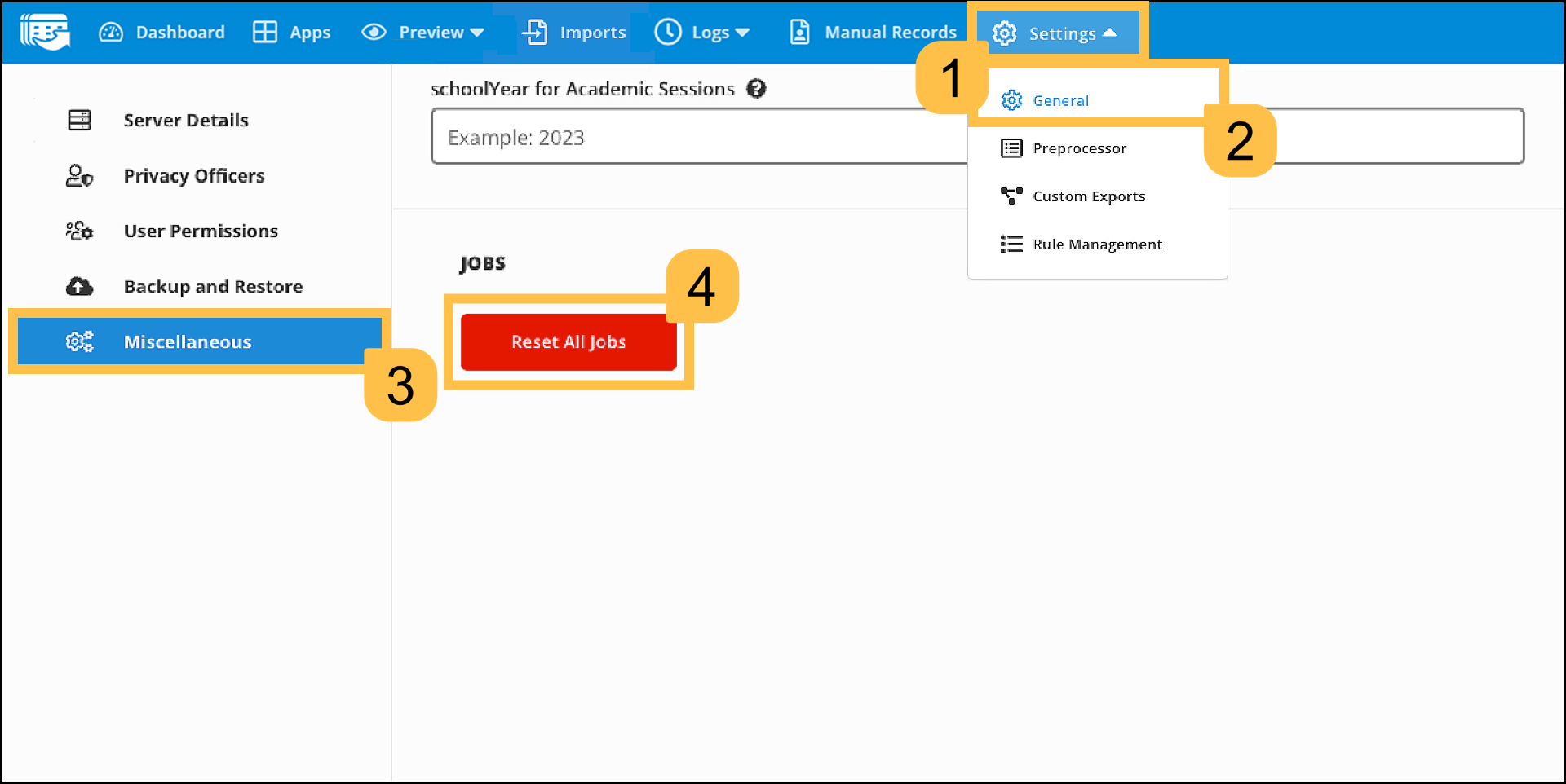Roster Server Settings