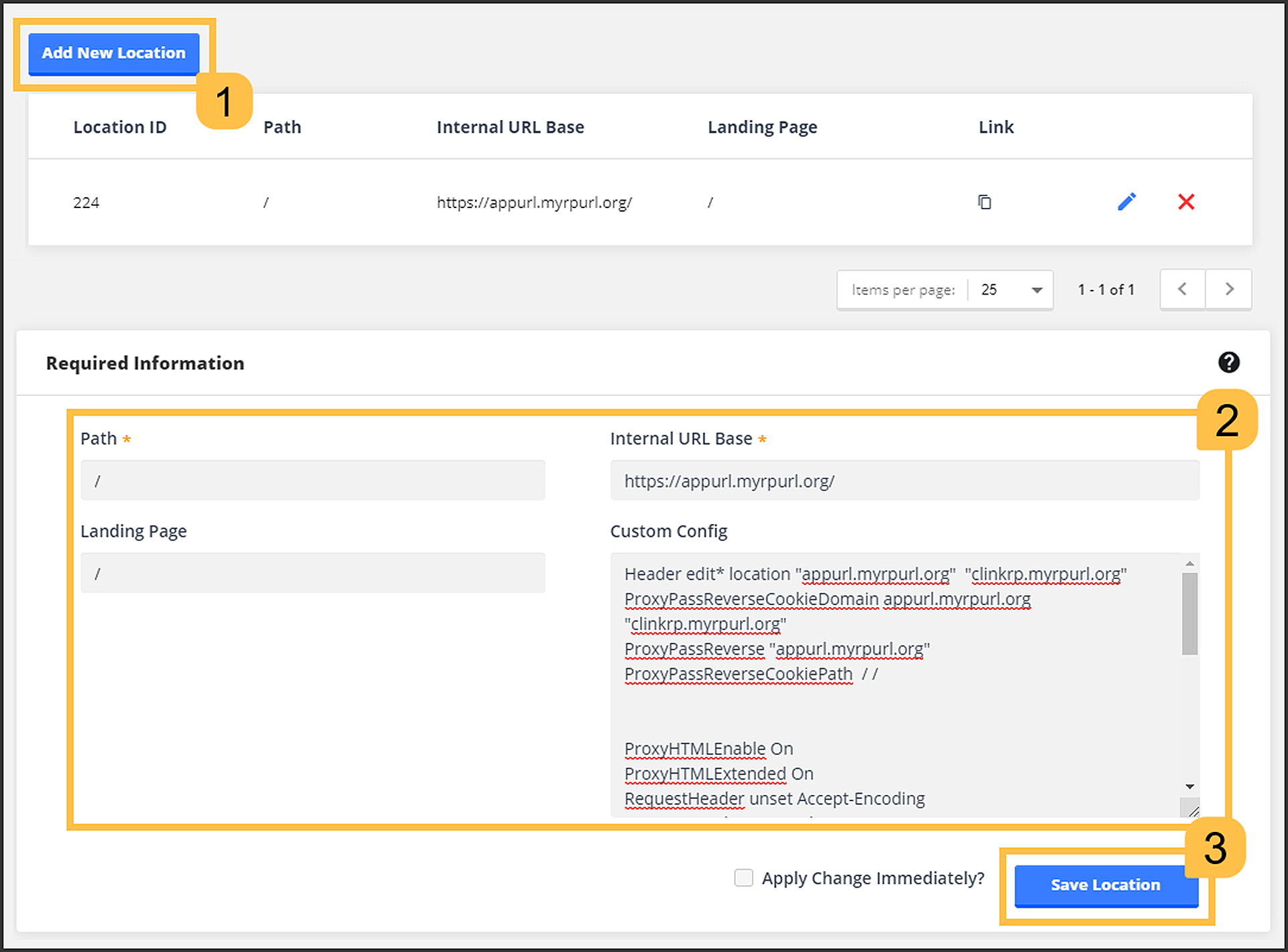 Reverse Proxy Config Tool Setup