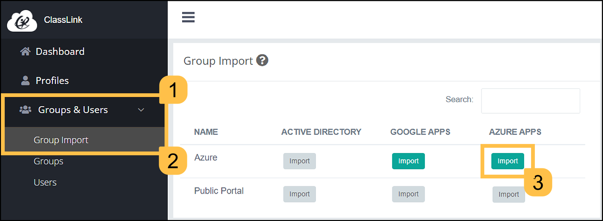 Azure Group Import