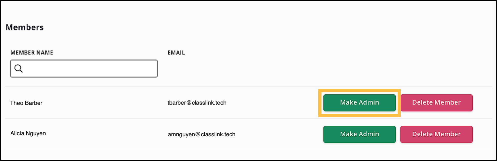 Administrator: Adding Member Users