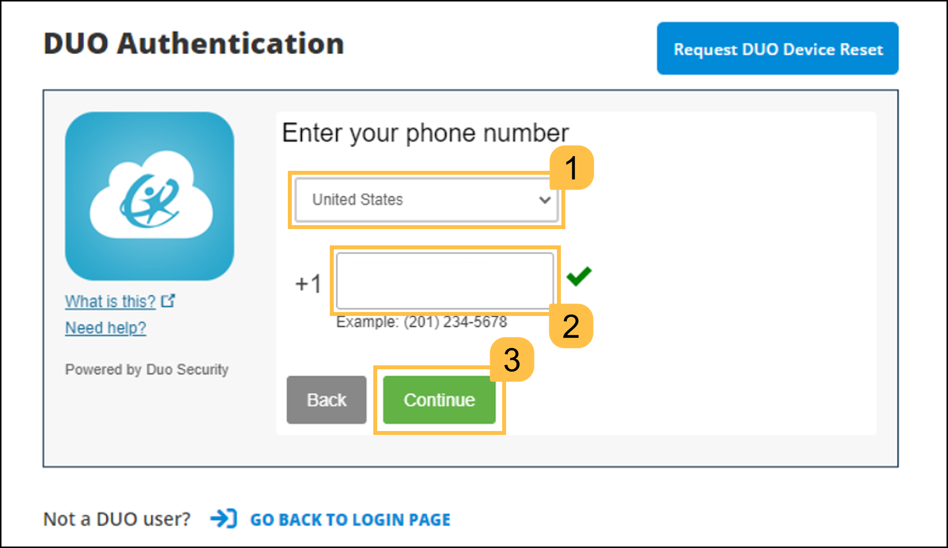 DUO Push Two-Factor Setup and Use