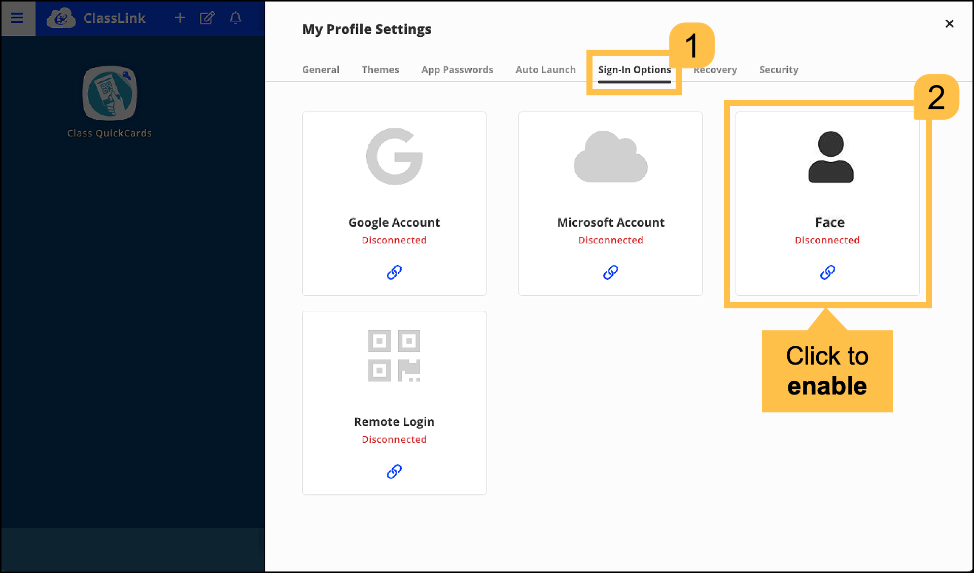Use Face Recognition
