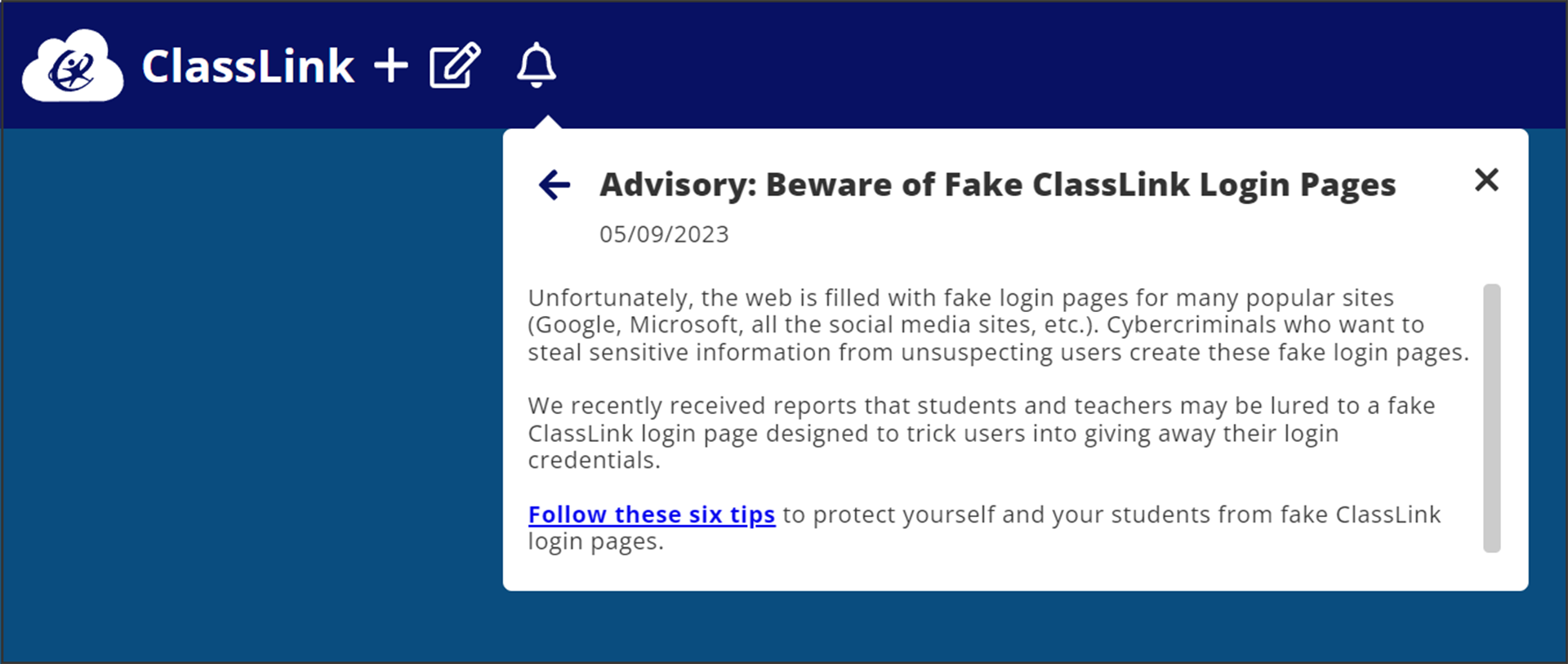 LaunchPad Notifications