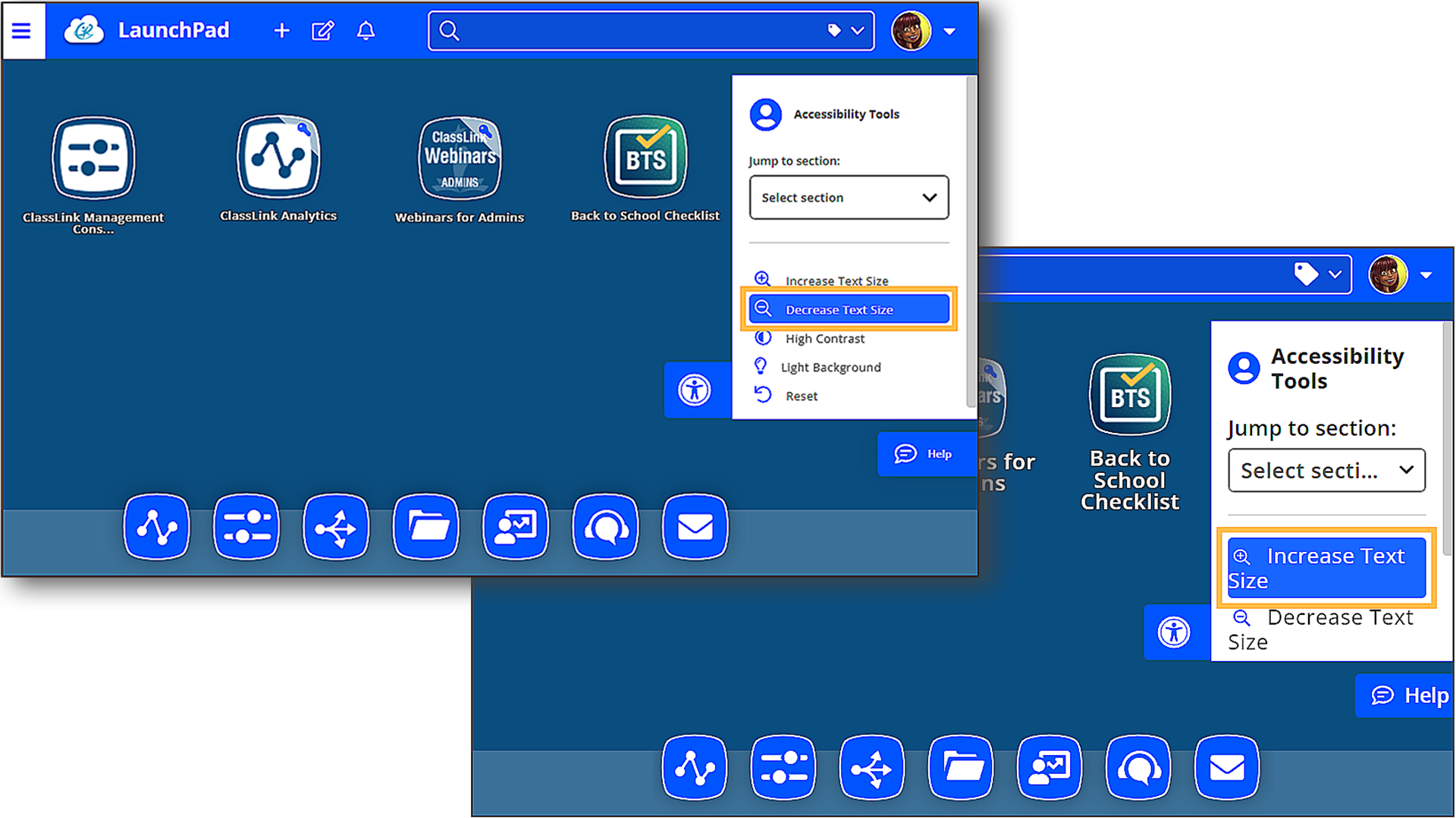 Explore LaunchPad Accessibility Features
