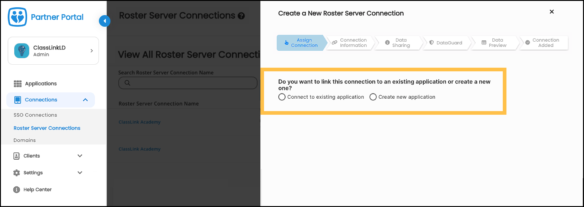 Add and Manage Roster Server Connections