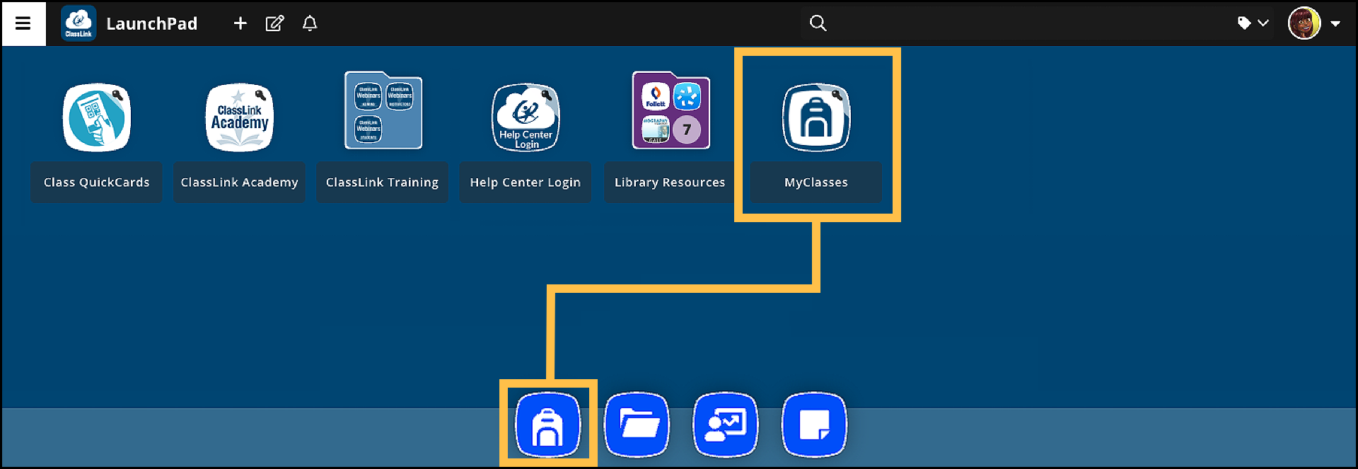 Explore My Classes (Explora Mis Clases)