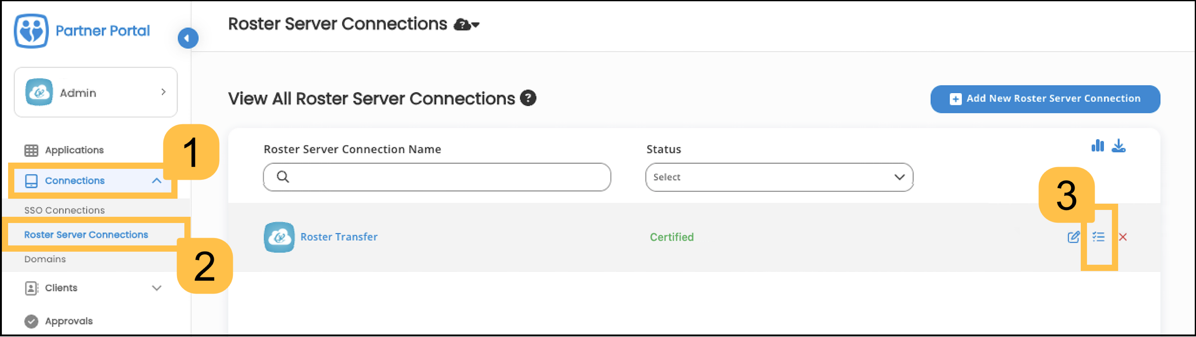 Manage Rostering Tenant Data-Sharing With Allow/Block Lists
