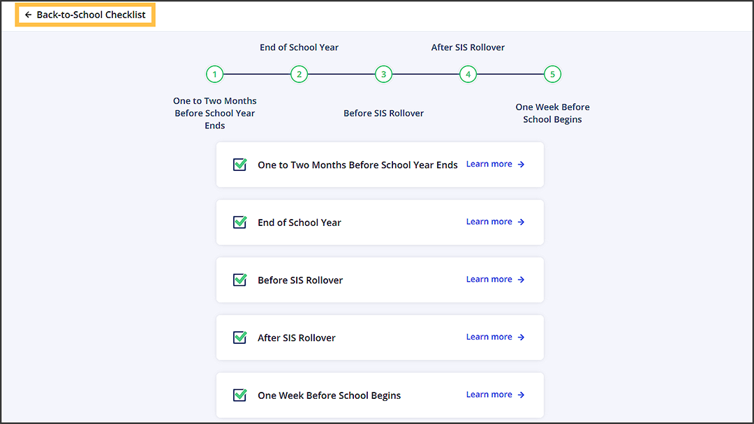 Review and Start the Back-to-School Checklist (Free Version)