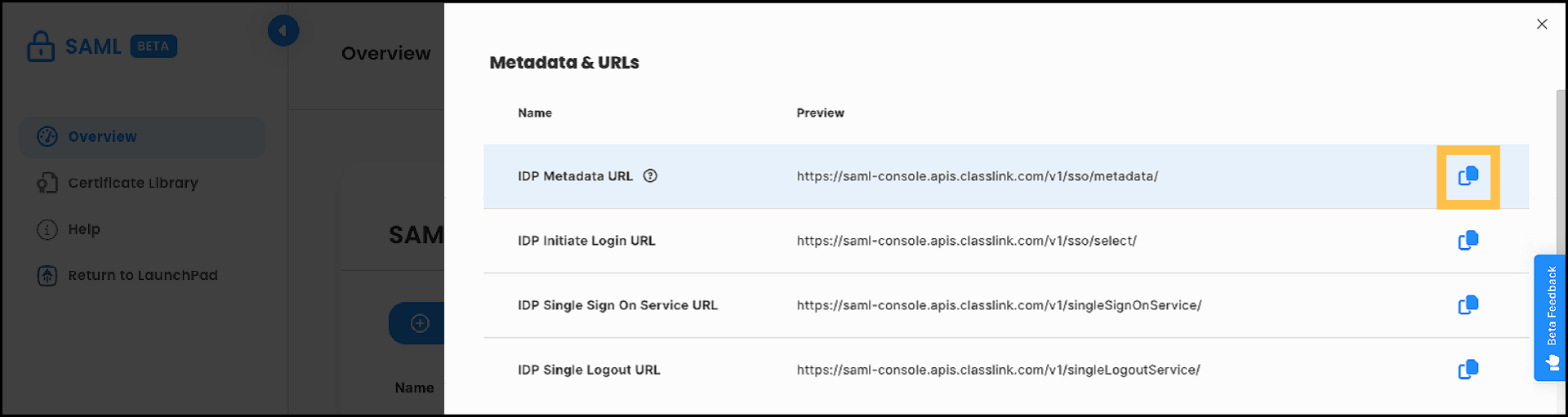 Create a SAML Single Sign-On for ExploreLearning