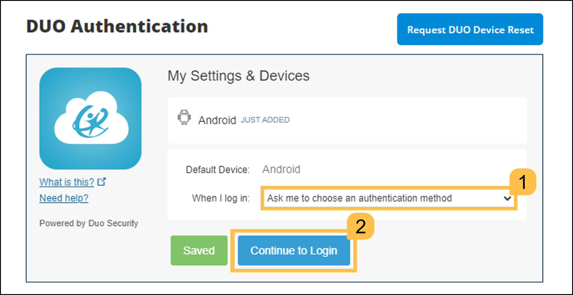Set Up and Use Duo Push